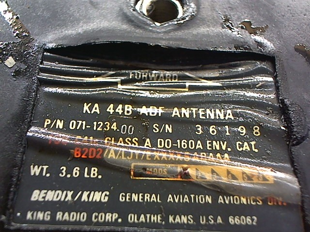 Bendix King 071-1234-00 ADF ANTENNA- KA 44B
