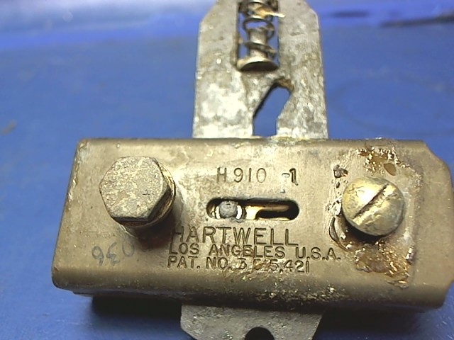 HARTWELL H-910-1 LATCH UPPER DOOR