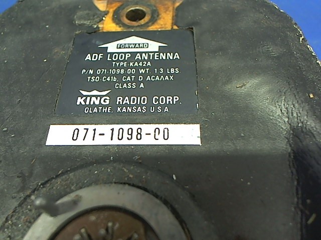 King 071-1098-00-R2 ADF LOOP ANTENNA