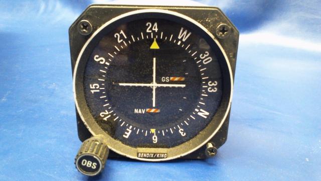Bendix King 066-3056-01 KI 209 VOR/LOC CONVERTER GLIDE SLOPE INDICATOR ...