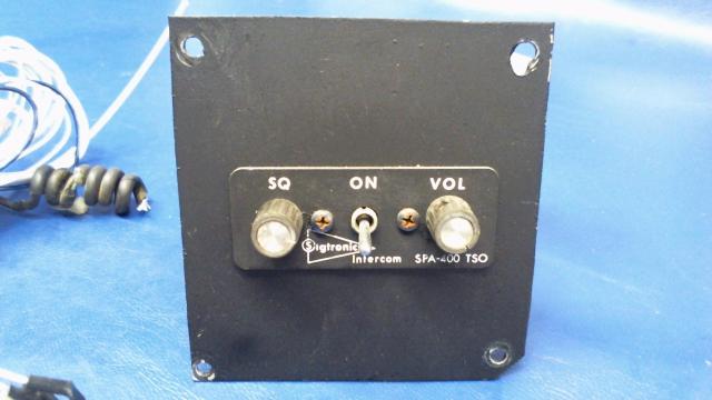 Sigtronics SPA-400 Intercom TSO 12/24 volts w/wiring and 5 jacks