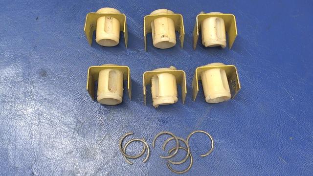 Piper SET Cable Fairleads w/Bracket (QTY 6)