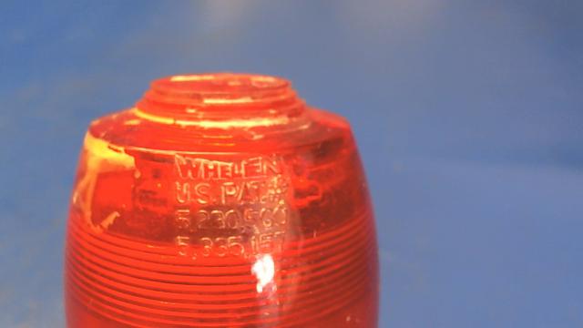 Whelen AS-IS Red Beacon Light Assembly (INOP)