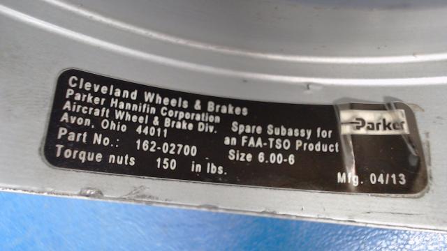 Cleveland 40-76B WHEEL ASSEMBLY - Nose (40-76B)
