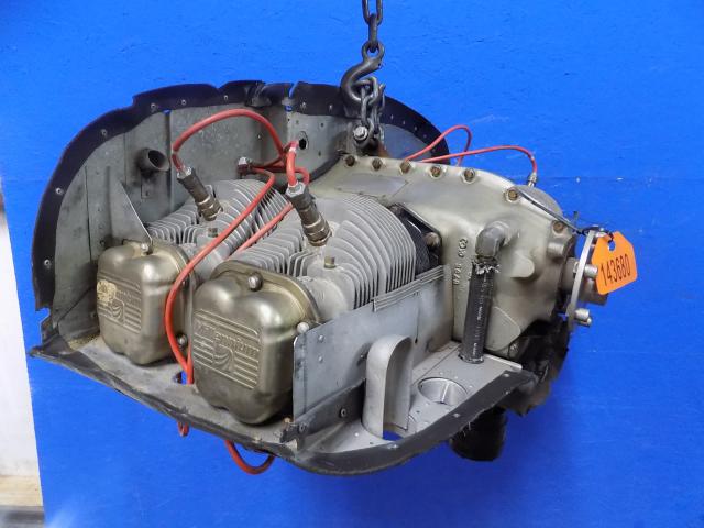 Continental O-200A . Engine w/Accessories TSMO=1842.04 (PROP STRIKE)