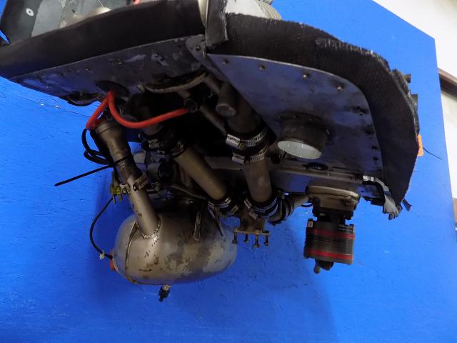 Continental O-200A . Engine w/Accessories TSMO= 1710.8 No Prop Strike