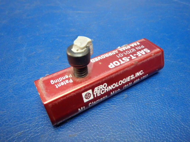 SAF-T-STOP 8701-01 SAF-T-STOP SEAT STOP (Knob broken - See photos)