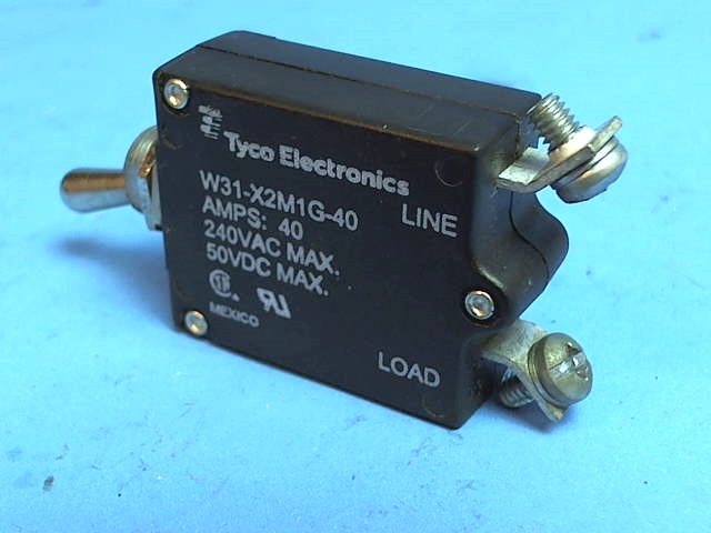Tyco Electronics W31-X2M1G-40 SWITCH 40-AMP 50VDC MAX 240VAC MAX