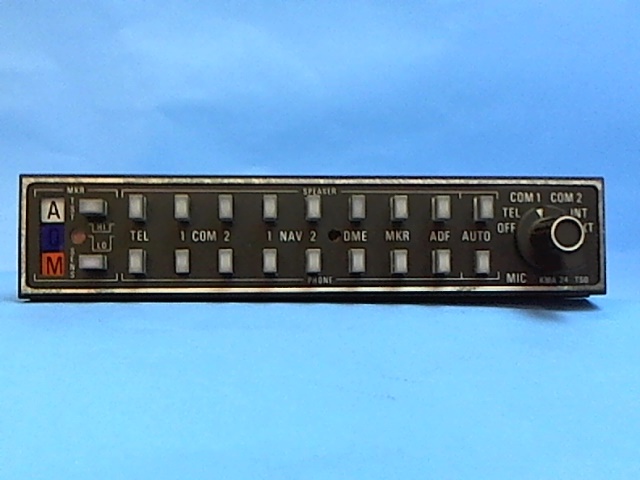 Bendix King 066-1055-03 King KMA-24 Audio Panel & Marker Beacon Receiver