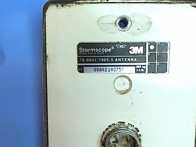 3M 78-8041-7819-8 STORMSCOPE WX-8 PROC/DISPLAY WITH ANTENNA STORMSCOPE WX-8