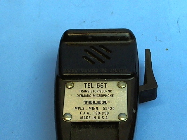 Telex TEL-66T Hand Mic (Microphone.)