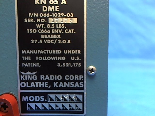 King 066-1029-03 KN 65 DME 28V