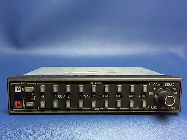 Bendix King 066-1055-02 KMA 24 Audio Panel with Marker Beacon Receiver