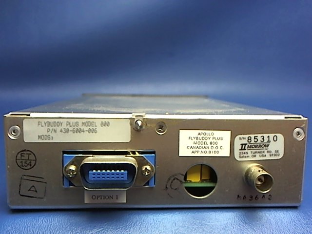 Apollo 430-6004-006 FLYBUDDY PLUS MODEL 800 - II MORROW (With tray)