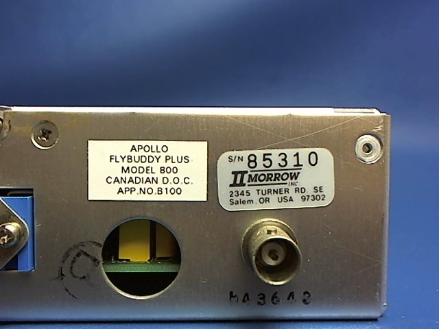 Apollo 430-6004-006 FLYBUDDY PLUS MODEL 800 - II MORROW (With tray)