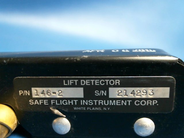 Safe Flight 146-2 Lift Detector (Heated)