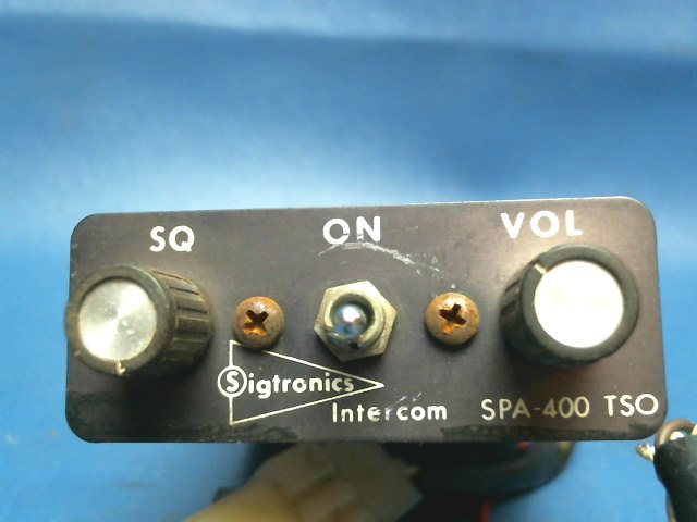 Sigtronics SPA-400 Intercom TSO 12/24 volts w/wiring and 5 jacks