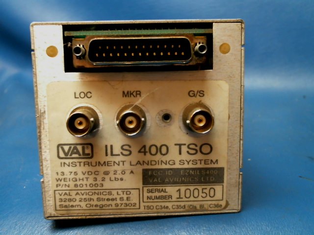 VAL Avionics 801003 ILS 400 TSO Instrument Landing System with Coupling