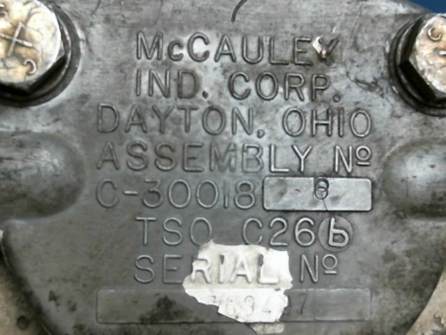 McCauley C-30018 BRAKE -MAIN GEAR C30018 Cracked