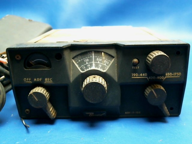 Bendix AS IS ADF RECEIVER MODEL 201C Unknown Condition w/Antenna