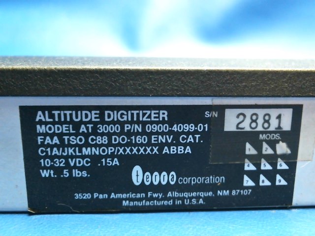 Terra AT3000 ENCODER-Altitude Digitizer Model AT-3000