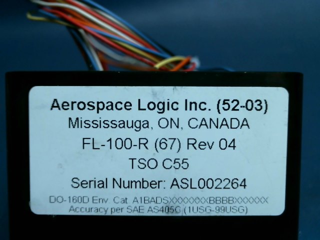 AEROSPACE LOGIC INC FL-100-R DUAL FUEL QUANTITY