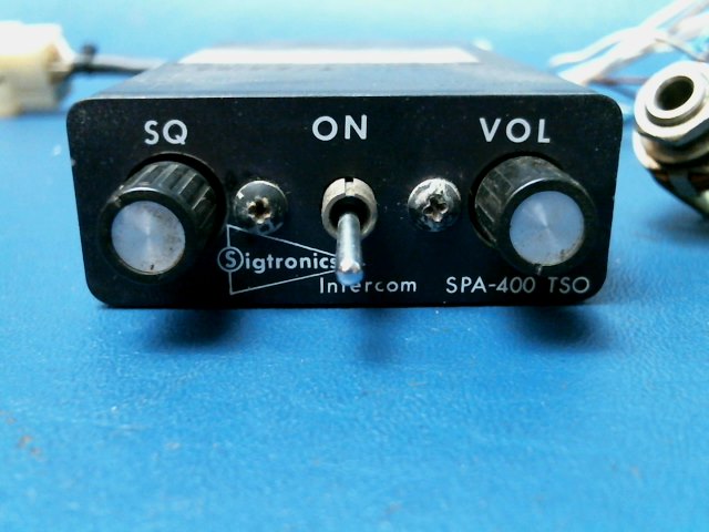 Sigtronics SPA-400 Intercom TSO 12/24 volts W/ Switch