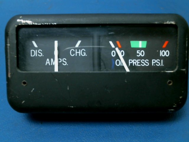 Rochester C669560-0105 INSTRUMENT CLUSTER - AMPS & OIL PRESS