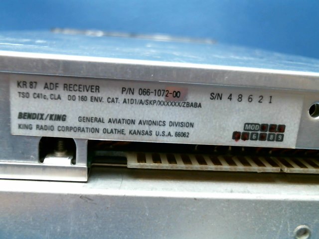 Bendix King 066-1072-00 KR-87 ADF Receiver