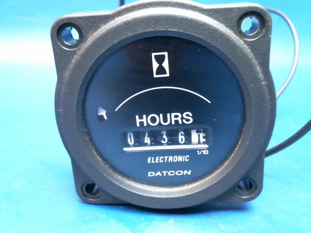 Datcon 100690 HOUR METER Model 873 IB (0436.1)