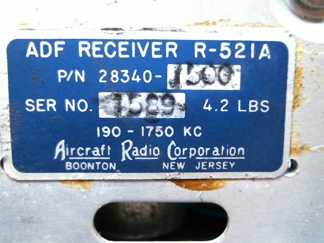 ARC 28340-1500 300 ADF RECEIVER R-521A W/TRAY
