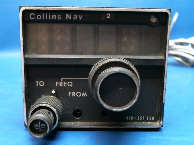 Collins 622-2080-011 Collins VIR-351 NAV W/tray and wiring CORE AS-IS