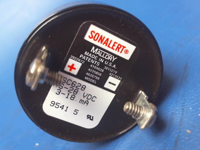 SONALERT SC628 HORN - AUDIO WARNING DEVICE