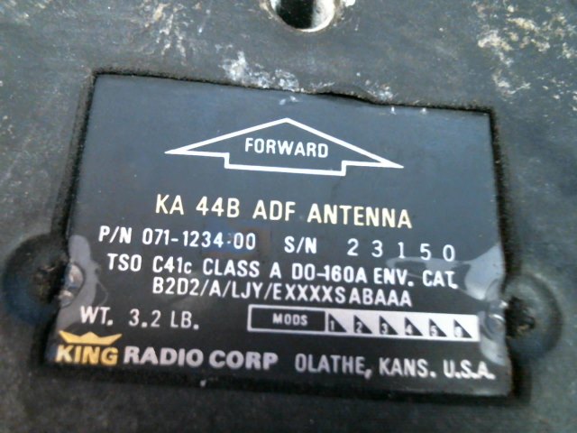 Bendix King 071-1234-00 ADF ANTENNA- KA 44B