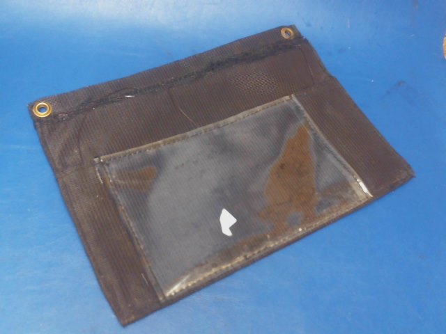 Cessna 0919015-28 MAP POUCH-PEDESTAL LH (FRAYED SEE DETAILS)