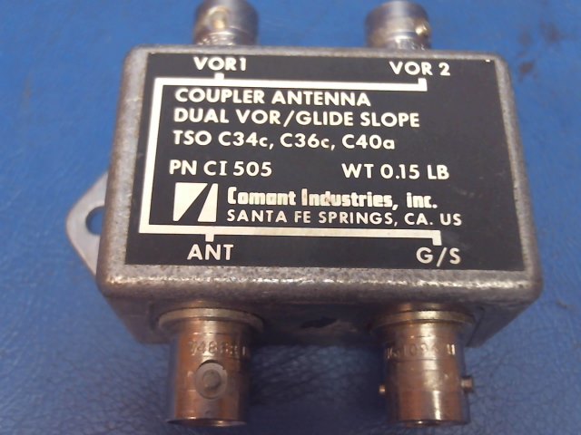 Comant CI-505 CI-505 Dual VOR/Glide Slope Antenna Coupler