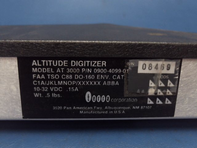 Terra AT3000 ENCODER-Altitude Digitizer Model AT-3000