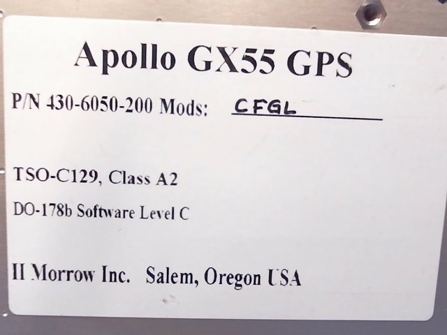 Apollo 430-6050-200 Apollo GX55 GPS 14/28 Volts