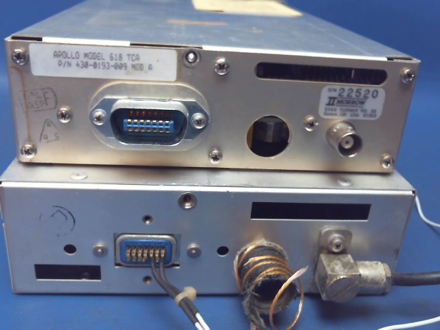 Apollo 430-0193-009 618TCA Loran - II MORROW W/TRAY