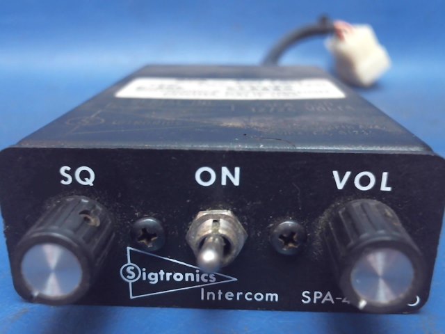 Sigtronics SPA-400 Intercom TSO 12/24 volts w/wiring and 5 jacks ...